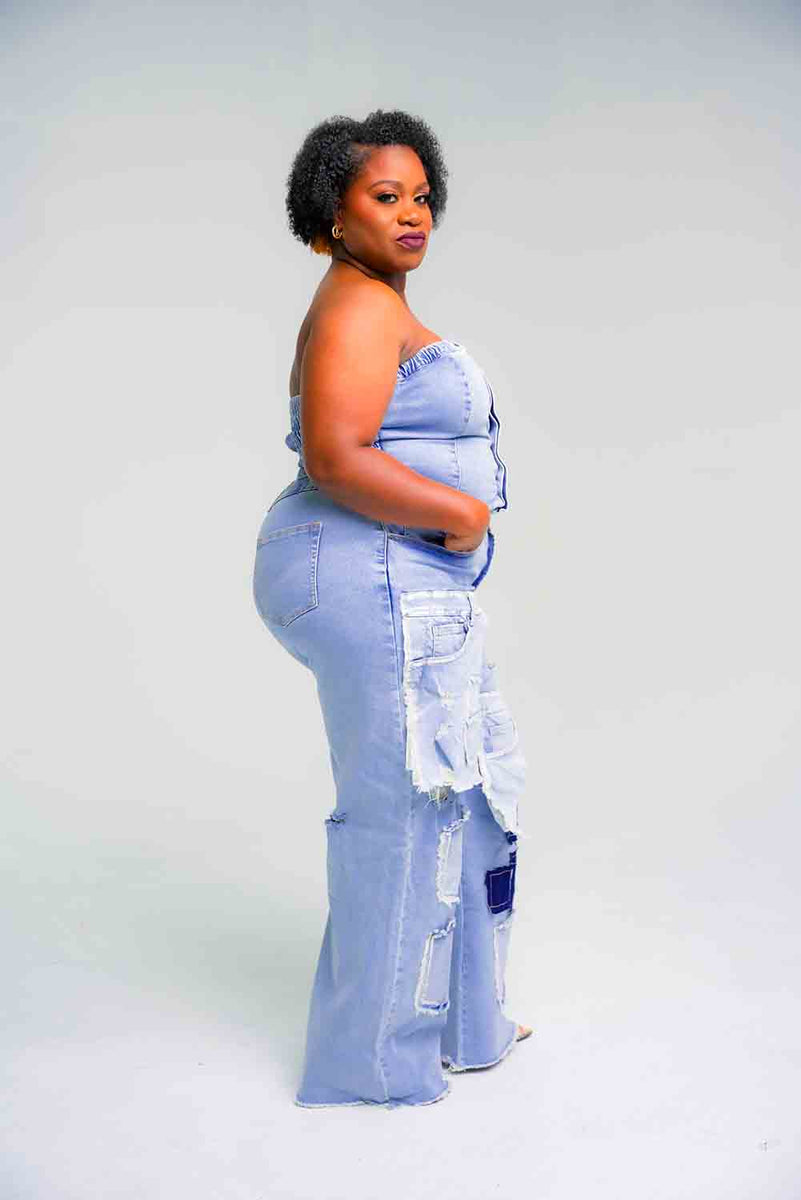 Denim Couture Jumpsuit – FeNomenal Woman Clothing